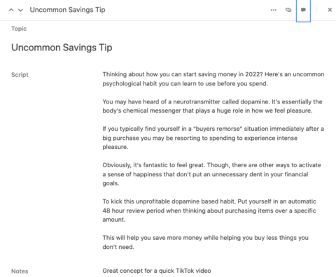 Finance Vault | Caption Copy